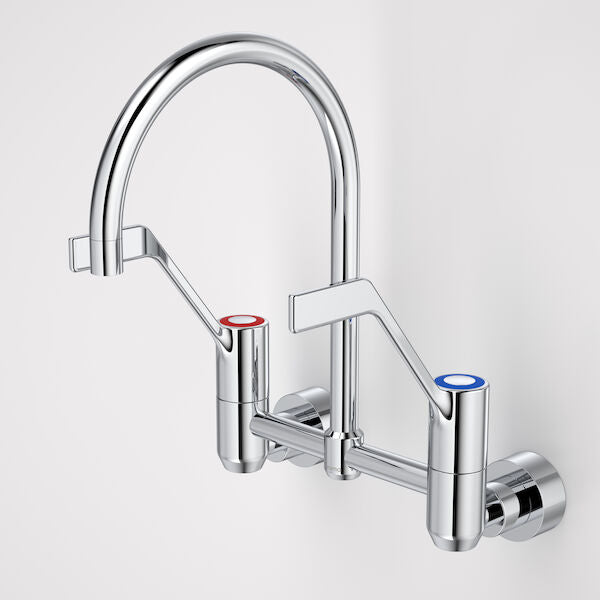 G Series+ Exposed Breech Wall Sink Set 200mm Oulet + 150mm Handles Lea ...