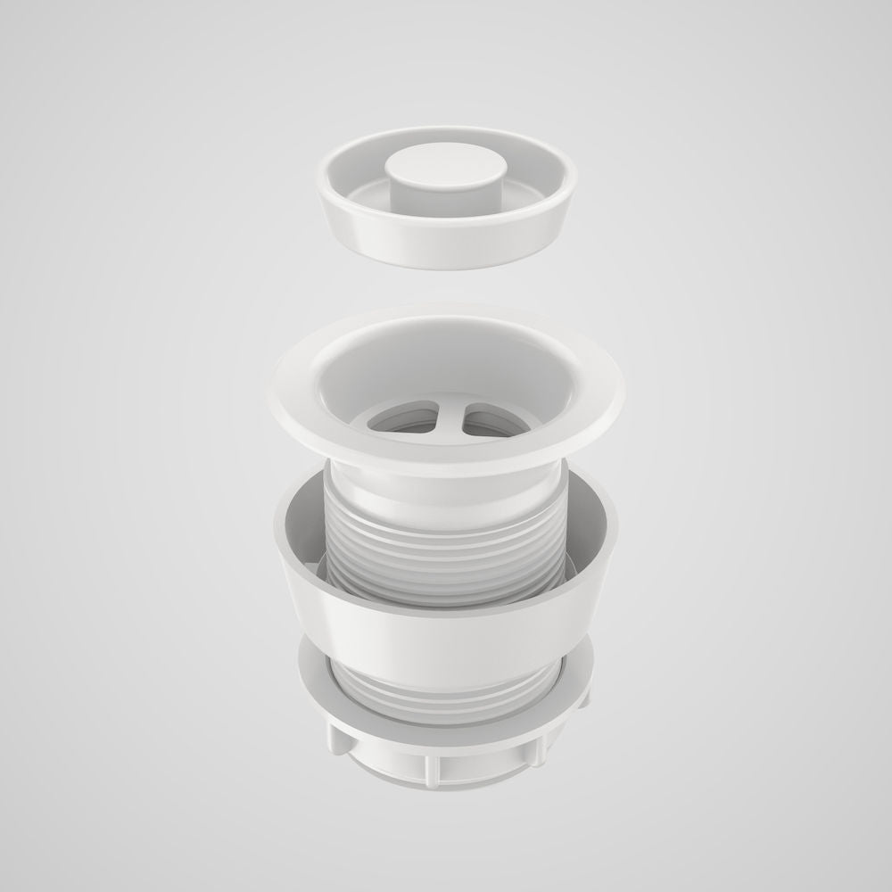 Caroma Plug & Waste - 40mm (white) - 323060W – Getstuff.com.au