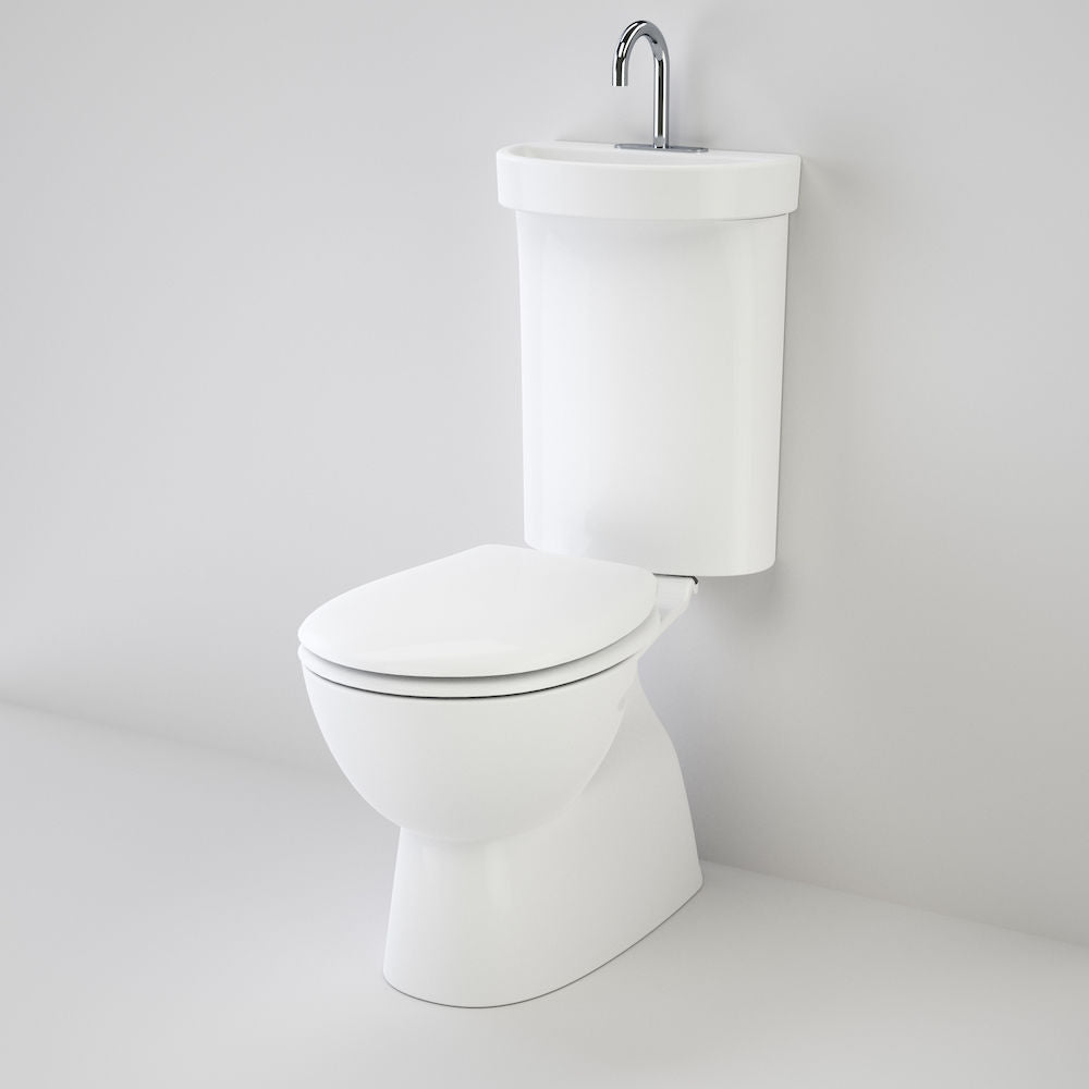 Caroma Profile 5 Deluxe Integrated Hand Basin Close Coupled Bottom ...