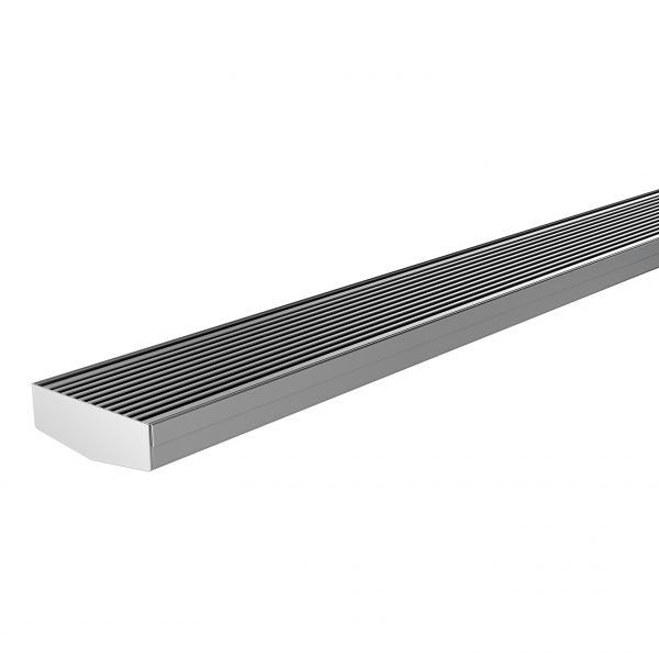 Phoenix Phoenix V Channel Drain HG 75 x 600mm Outlet 65mm Stainless ...