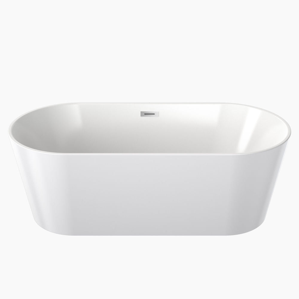 Clark Round Freestanding Bath 1600mm (with Overflow) - CL50006.WFS ...