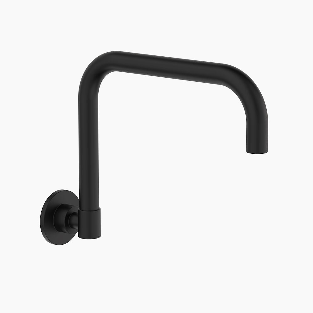 Clark Round Wall Sink Outlet - Matte Black - CL10038.B4A – Getstuff.com.au