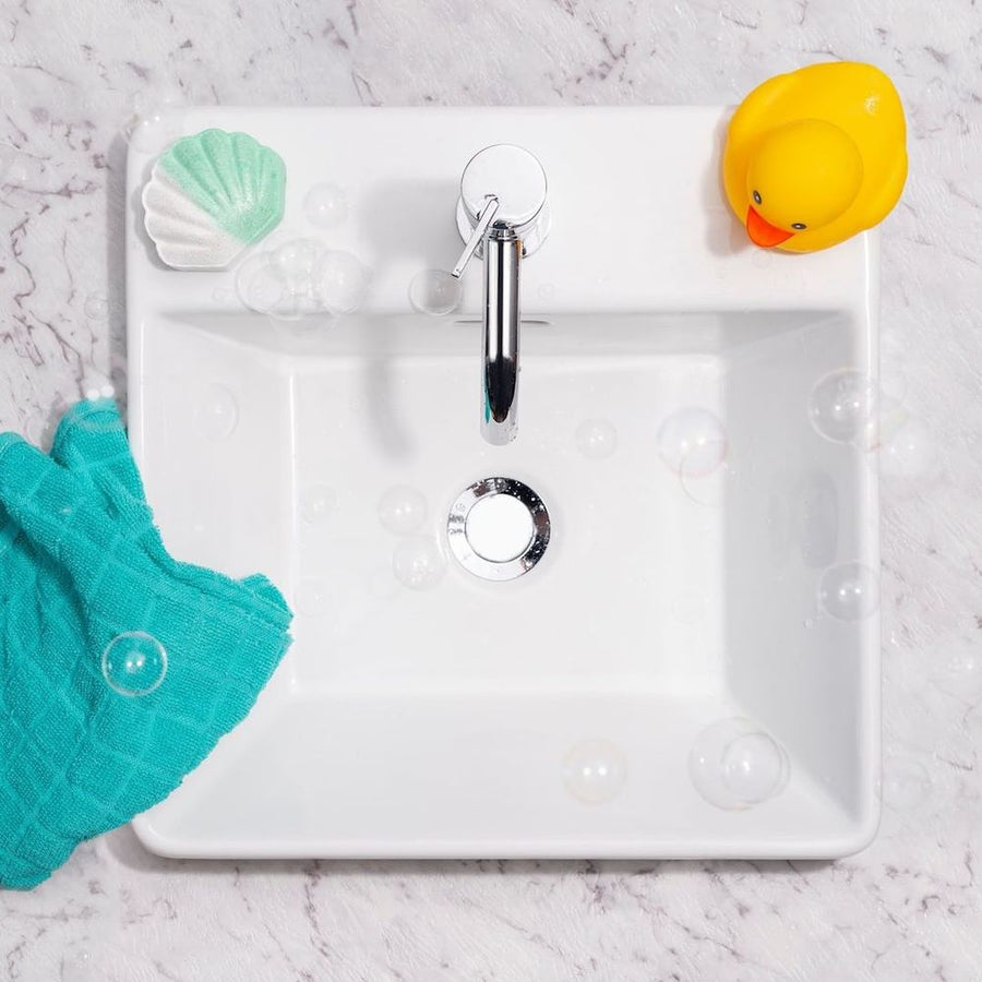 Clark Square Inset Basin with Tap Landing 400mm (1 Tap Hole) - CL40013 ...