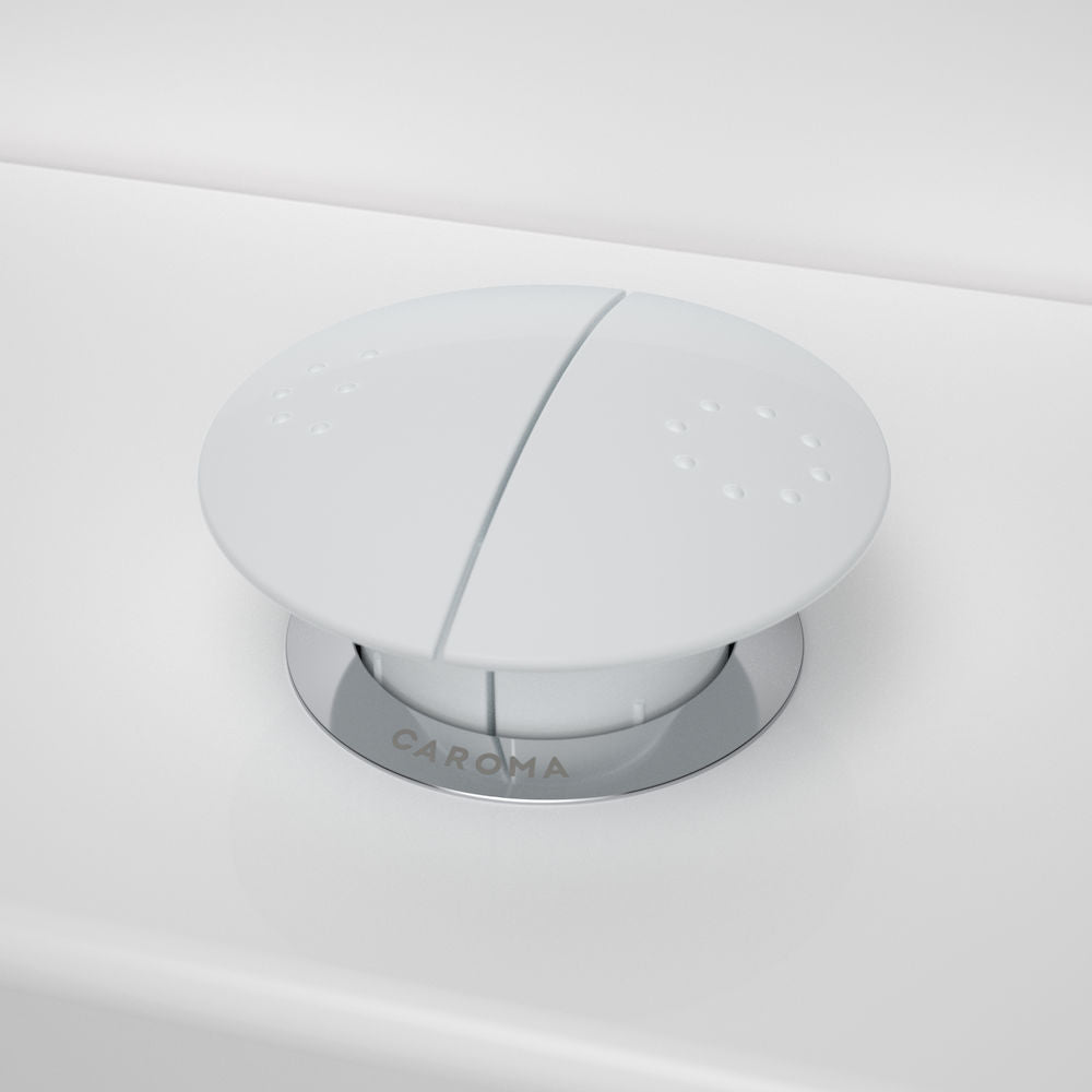Caroma Caroma Round Care Button - White - 416020W – Getstuff.com.au